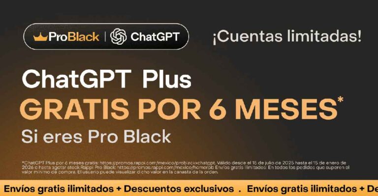 Rappi Pro Black ofrecerá a sus usuarios Chat GPT Plus gratis - Comunidad Blogger